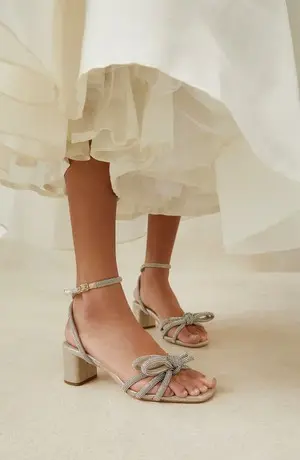 LOEFFLER RANDALL Mikel Bow Sandal - Cappuccino