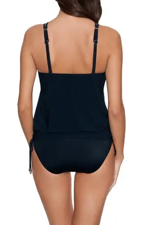 MAGICSUIT® Susan Keyhole Skirted One-piece Swimsuit - Black