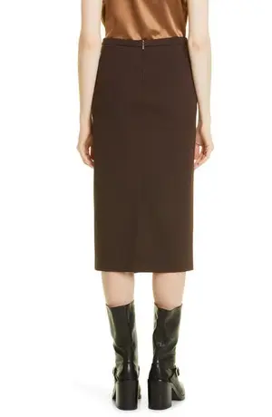 Max Mara Conero Jersey Midi Pencil Skirt
