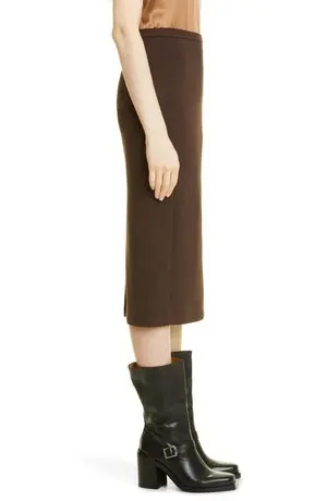 Max Mara Conero Jersey Midi Pencil Skirt