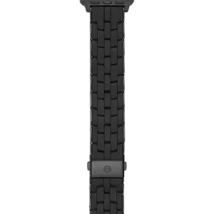 Michele Silicone Apple Watch® Bracelet - Black/black