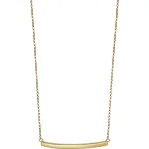 Bony Levy 14k Gold Bar Pendant Necklace - Yellow Gold