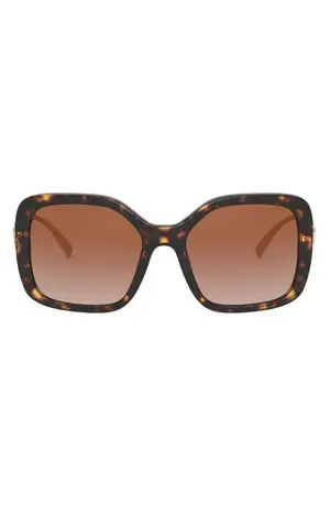 Versace 53mm Square Sunglasses - Havana
