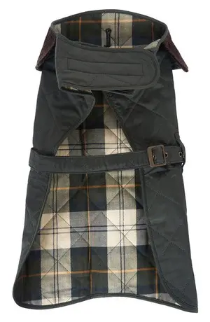 Barbour Quilted Dog Coat - Olive