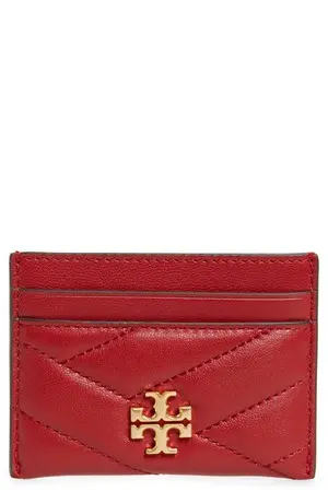Tory Burch Kira Chevron Leather Card Case