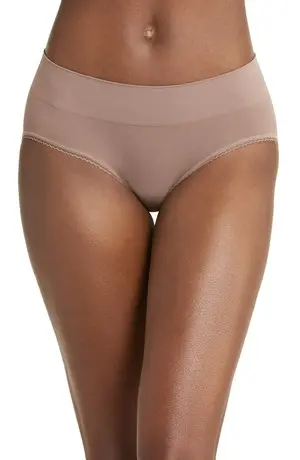 Wacoal Feeling Flexible Hipster Briefs Deep Taupe