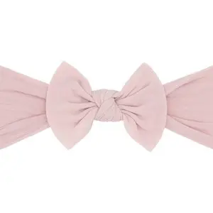 BABY BLING Baby Bling Knotted Bow Headband Antique Pink