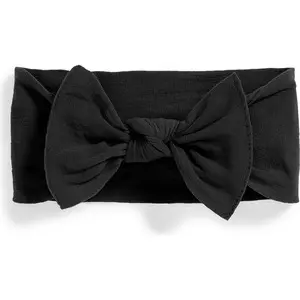 BABY BLING Baby Bling Knotted Bow Headband Black