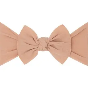 BABY BLING Baby Bling Knotted Bow Headband Blush