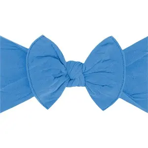 BABY BLING Baby Bling Knotted Bow Headband Denim