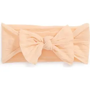 BABY BLING Baby Bling Knotted Bow Headband Peach