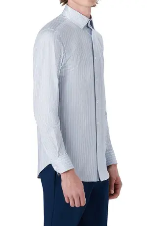 Bugatchi Ooohcotton® Stripe Button-up Shirt