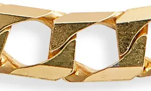 Argento Vivo Square Curb Chain Bracelet - Gold