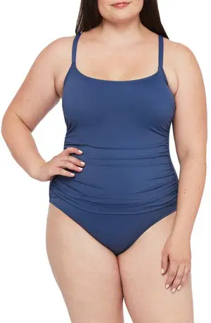 La Blanca Island One-Piece Swimsuit Blue Moon
