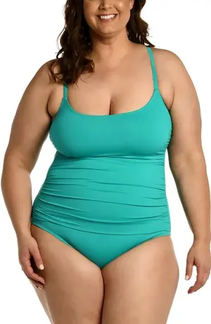 La Blanca Island One-Piece Swimsuit Emerald