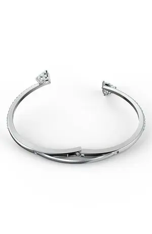 SWAROVSKI Swarovski Mesmera Hinged Bangle White