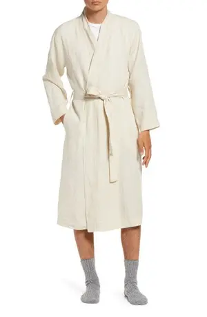 PARACHUTE Gender Inclusive Linen Robe - Bone