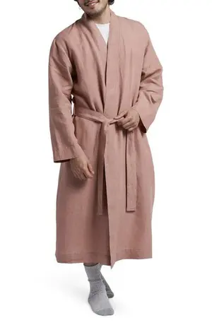 PARACHUTE Gender Inclusive Linen Robe Clay