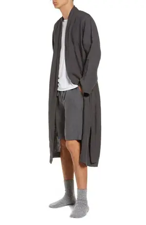PARACHUTE Gender Inclusive Linen Robe Coal