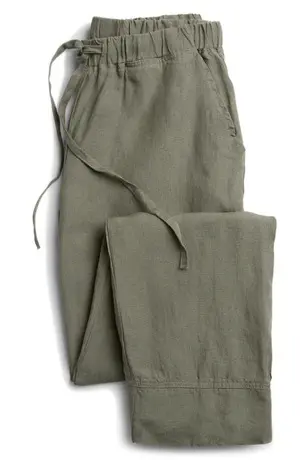 PARACHUTE Linen Lounge Pants - Moss