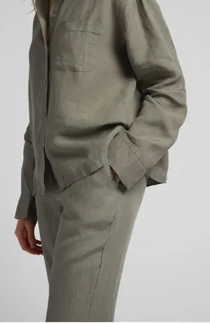 PARACHUTE Linen Lounge Pants - Moss