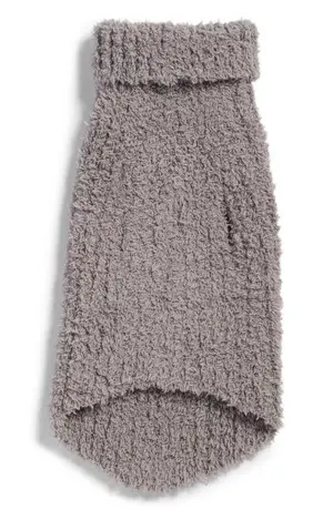Barefoot Dreams Cozychic™ Ribbed Dog Sweater - Warm Grey