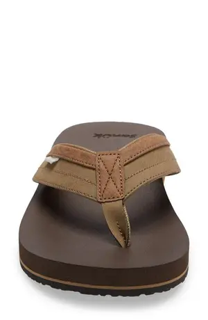 Sanuk Ziggy Flip Flop - Tan