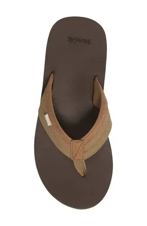 Sanuk Ziggy Flip Flop - Tan