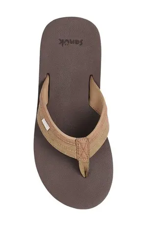 Sanuk Ziggy Flip Flop - Tan