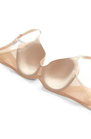 Wacoal Ultimate Side Smoother Underwire T-shirt Bra - Sand