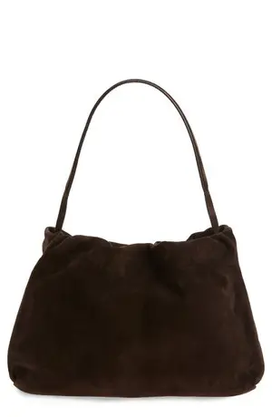 THE ROW Bourse Suede Shoulder Bag