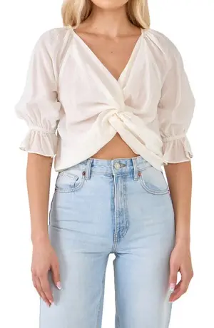 Endless Rose Front Twist Top