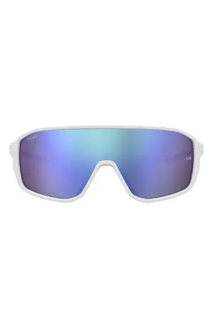 Under Armour 99mm Shield Sunglasses - White Blue/blue Ml Ol