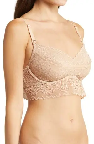 THE DAIRY FAIRY Ayla Underwire Nursing & Hands Free Pumping Bra - Seashell