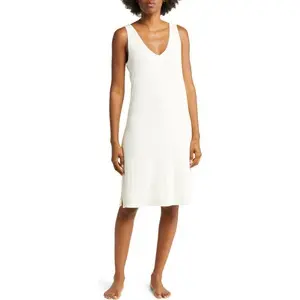 Cozy Earth Rib Knit Nightgown - Ivory