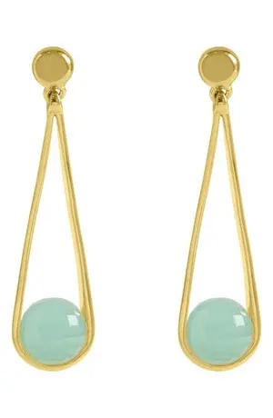 DEAN DAVIDSON Dean Davidson Mini Ipanema Drop Earrings Ocean/ Gold
