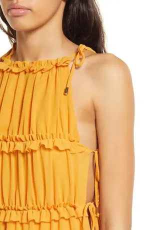 AMY LYNN High Neck Maxi Dress
