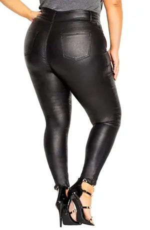 City Chic Skylar High-waist Skinny Jeans