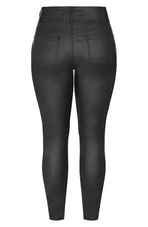 City Chic Skylar High-waist Skinny Jeans