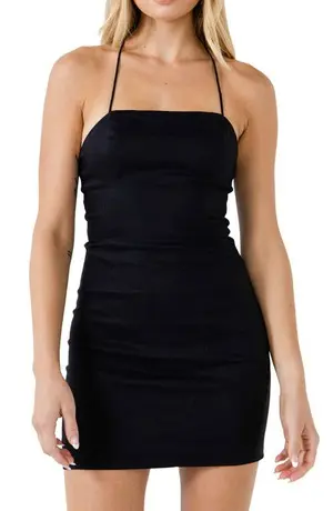 Endless Rose Cross Back Strap Minidress