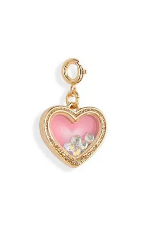 CHARM IT!® Goldtone Heart Shaker Charm