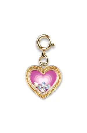 CHARM IT!® Goldtone Heart Shaker Charm