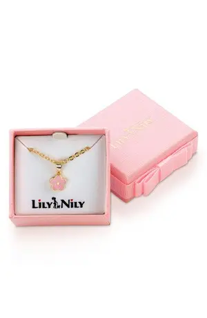 LILY NILY Flower Pendant Necklace
