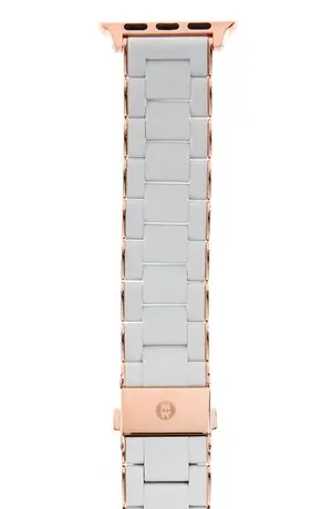 Michele 20mm Apple Watch® Band - Light Grey