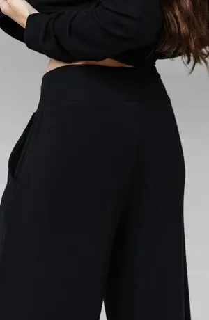 Cozy Earth Wide Leg Rib Pajama Pants