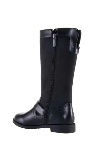 Nina Tanjela Riding Boots - Black Suede Smooth