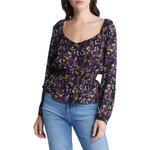 Paige Odalynn Floral Long Sleeve Top