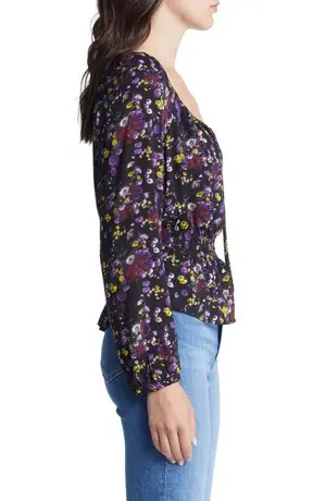 Paige Odalynn Floral Long Sleeve Top