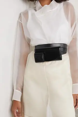 THE ROW Horizontal Leather Belt Bag