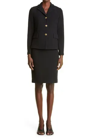 St. John Bouclé Knit Jacket